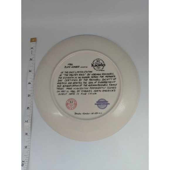 No brand / Not sure | Other | Norman Rockwell The Pantry Raid Plate ...